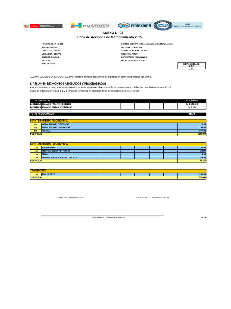 Ficha Fam Editable Ambo 2025 | PDF