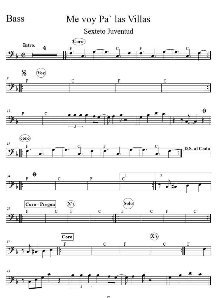 Pa'Las Villas Bass | PDF