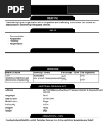 G. Ananthan's Professional Resume | PDF | Career & Growth | Wellness