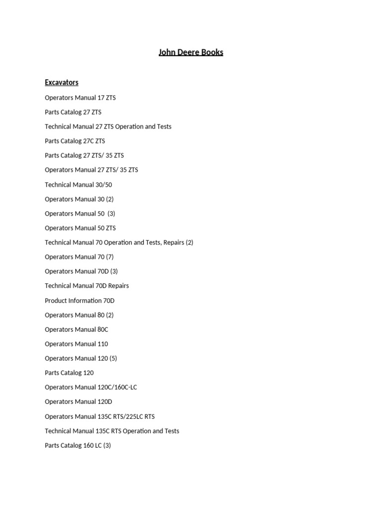 John Deere Books (2) Manual de Codigos de Error | PDF | Loader ...