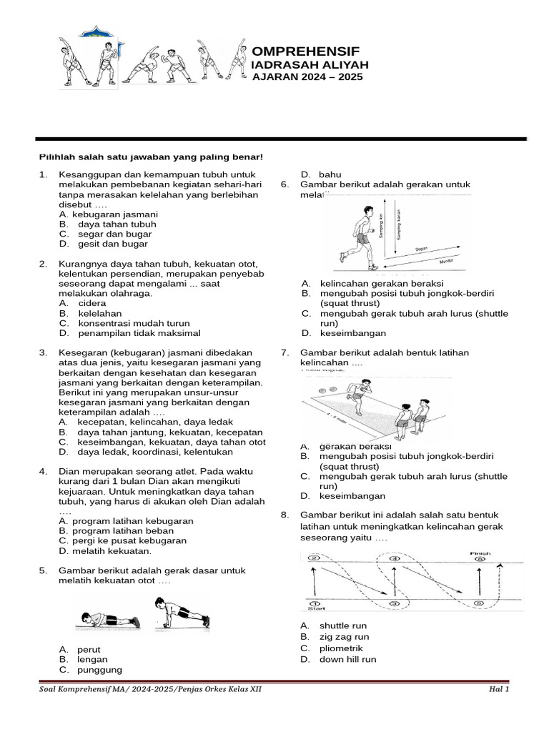 Kompre Penjas Kelas 12 | PDF