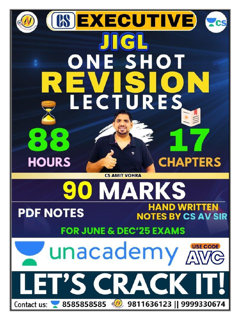 Av Sir Jigl LMR June & Dec 25 Exam-1 | PDF