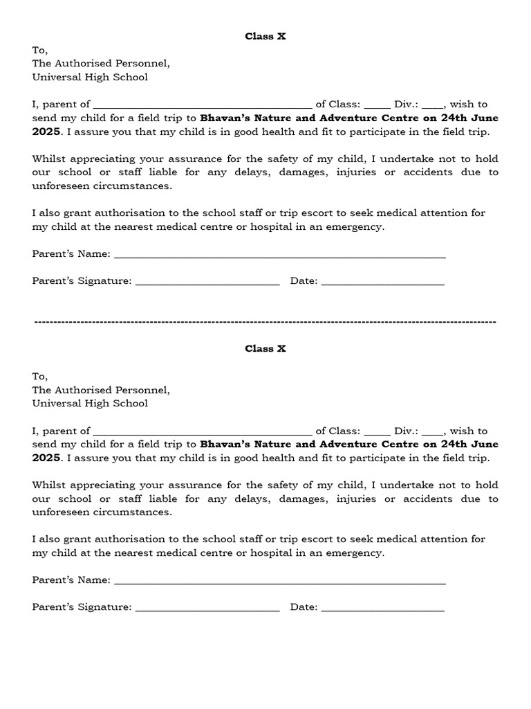 Sample Consent Form | PDF