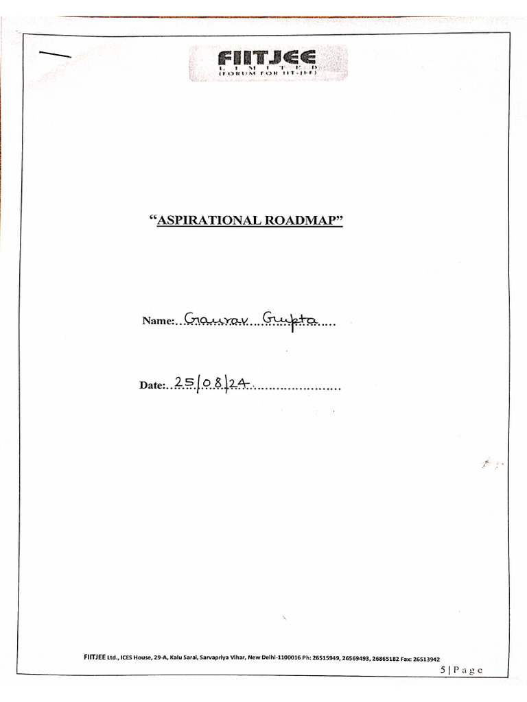 Aspirational Roadmap | PDF