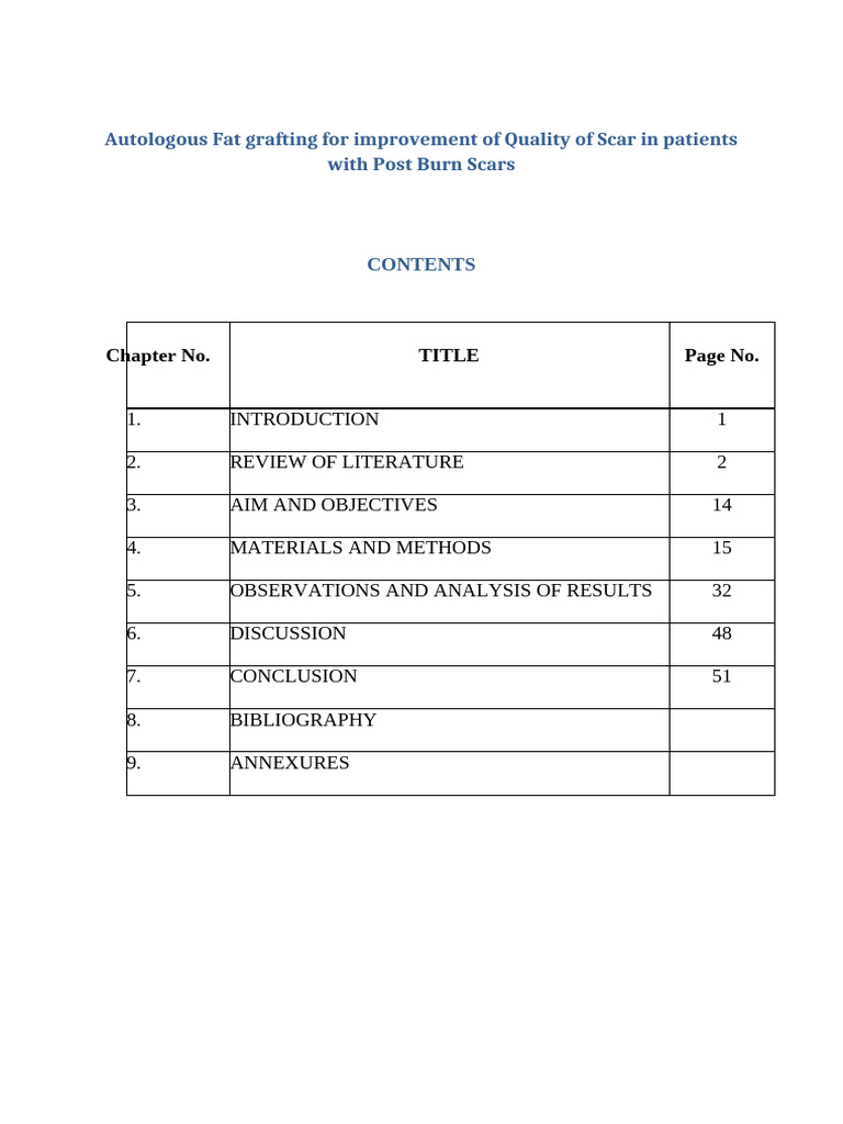 Fat Grafting Final Thesis Modified | PDF | Adipose Tissue | Adipocyte
