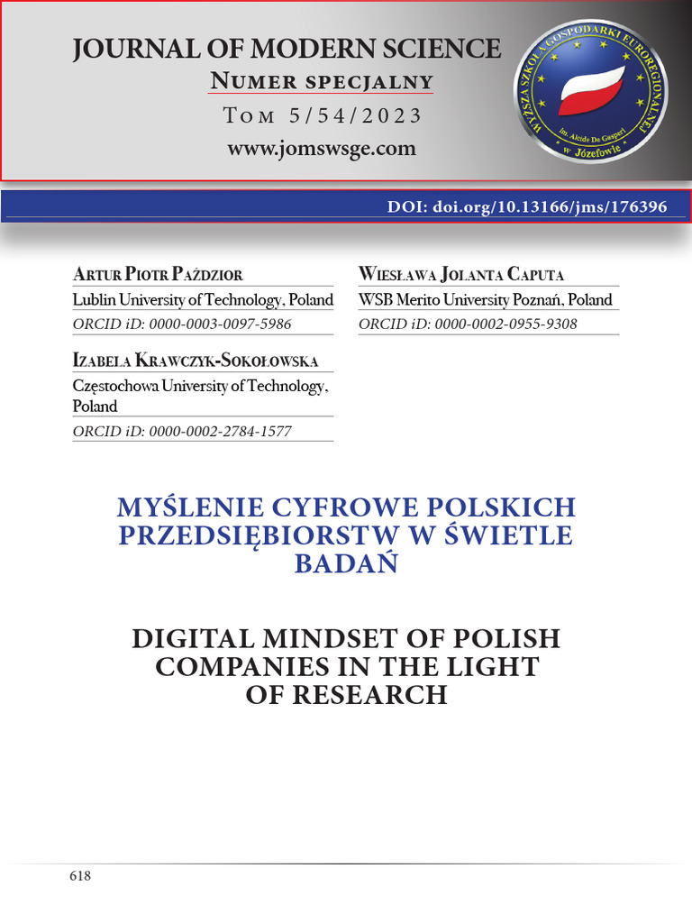 Digital Mindset of Polish | PDF