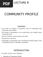 9 - Community Profiling PDF | PDF | Community | Cognition