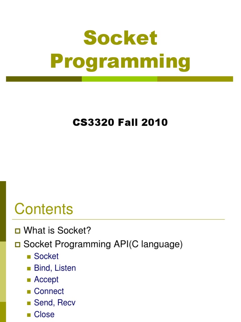 Sockets | PDF | Port (Computer Networking) | Network Socket