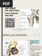 Comparison of Shoulder and Hip Joint | PDF | Shoulder | Hip