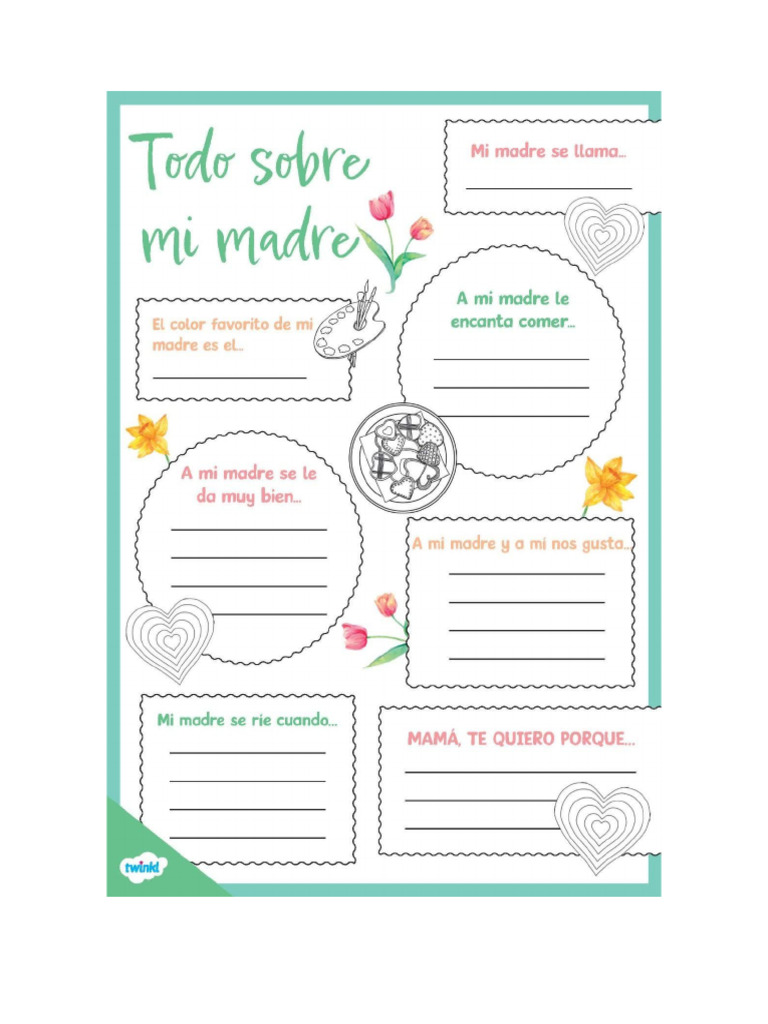 Targeta Todo Sobre Mamá | PDF