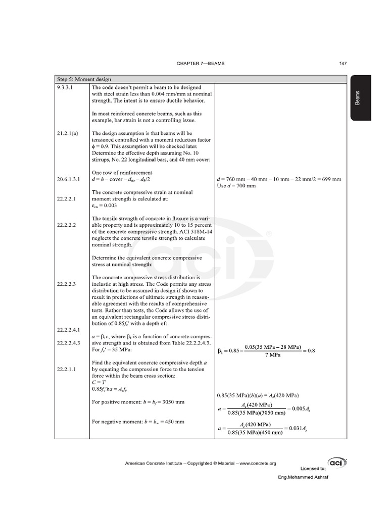 Design Moment | PDF