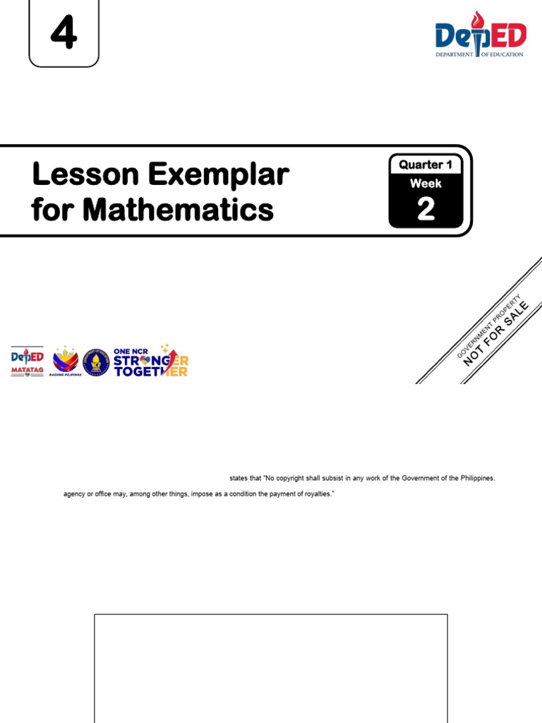 LE G4 Mathematics Q1 Wk2 | PDF | Triangle | Rectangle