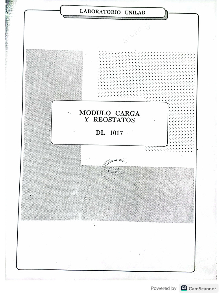 Módulo de Cargas DL 1017 60 HZ | PDF