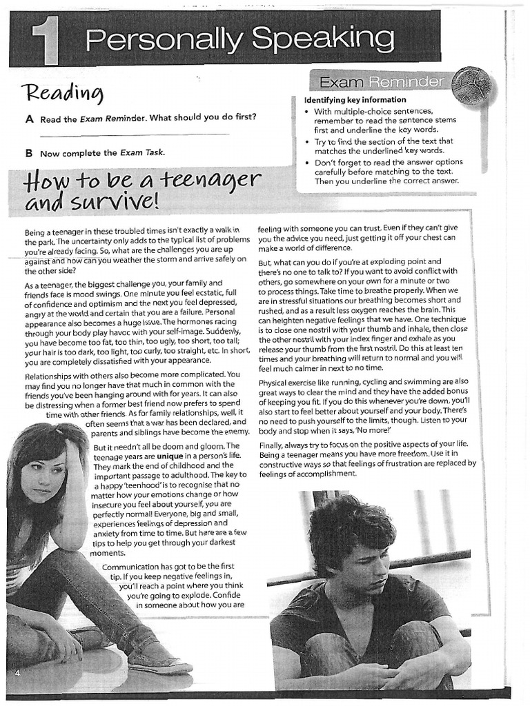 Unit 1. Personally Speaking WB | PDF