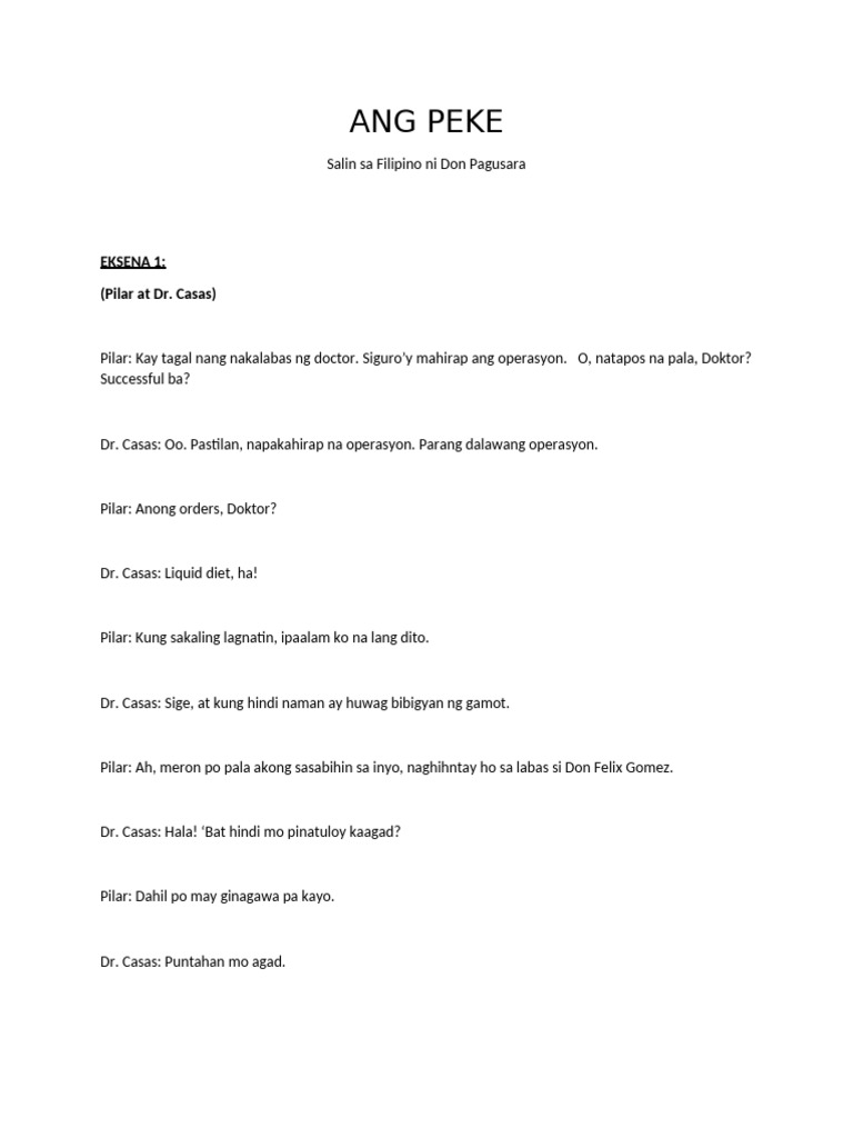 Ang Peke | PDF