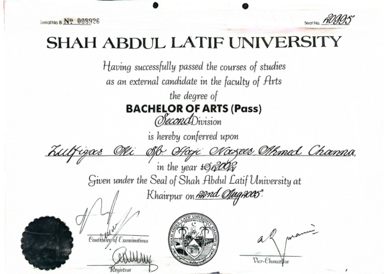 B.A Degree | PDF