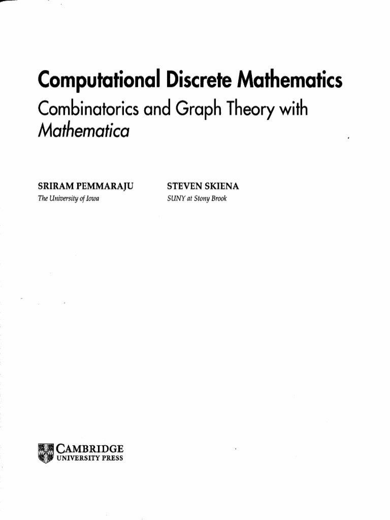 Combinatorica | PDF | Permutation | Graph Theory
