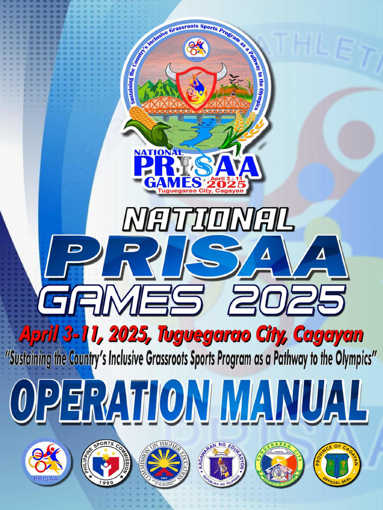 PRISAA 2026 Venue and Schedule Overview | PDF | Sports