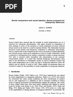 Revisiting Social Identity Theory in 1979 | PDF | Social Psychology ...