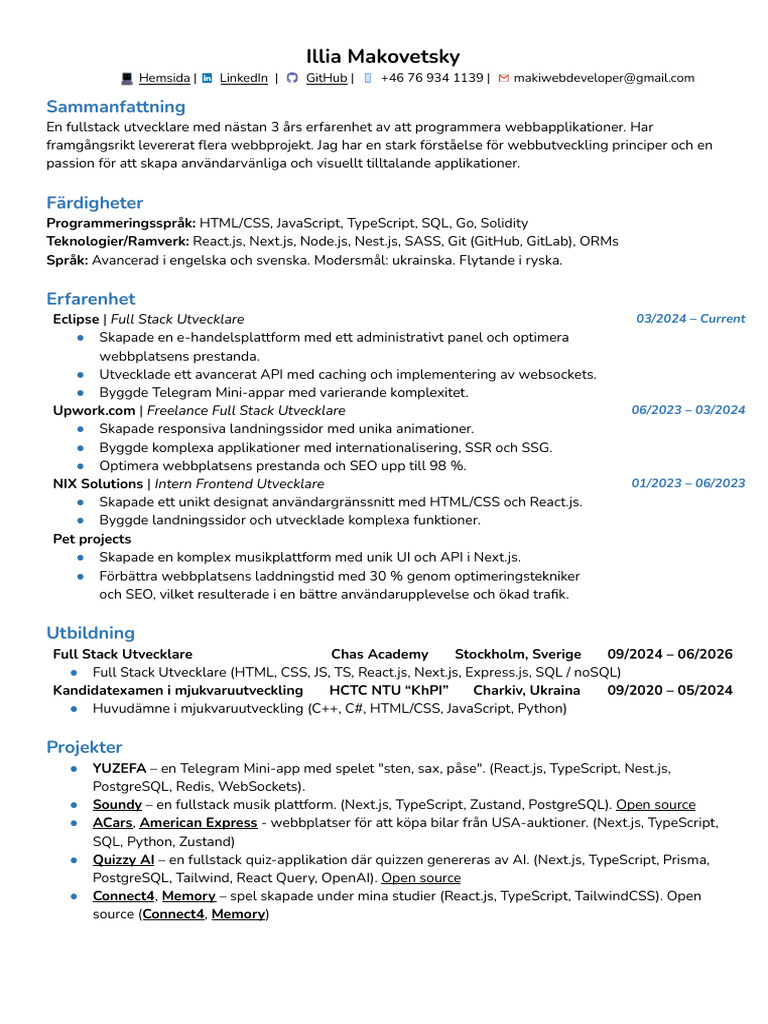 CV Light Se 01 | PDF