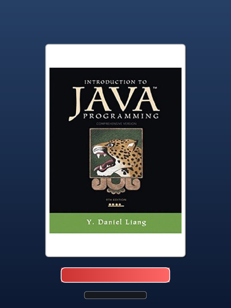 Introduction To Java Programming Comprehensive Version 9th Edition Test ...
