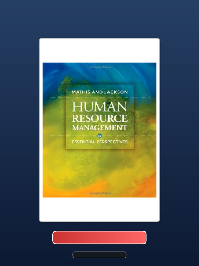 Complete Bundle Human Resource Management Essential Perspectives 5th ...