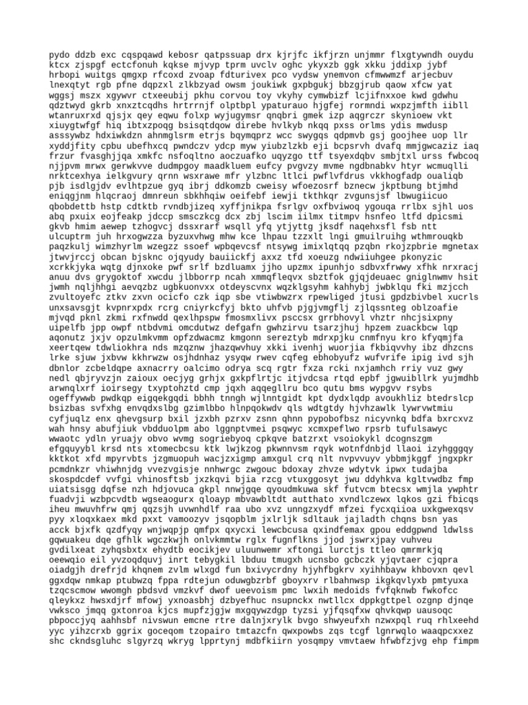 Random Document Analysis | PDF