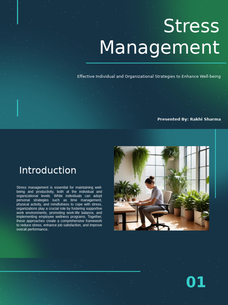Stress Management Strategies for Well-being | PDF | Stress Management ...