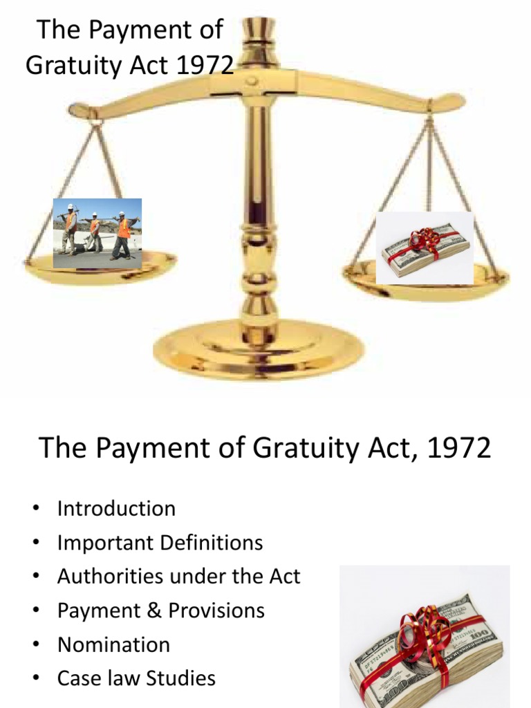 The Payment of Gratuity Act 1972 | Gratuity | Employment