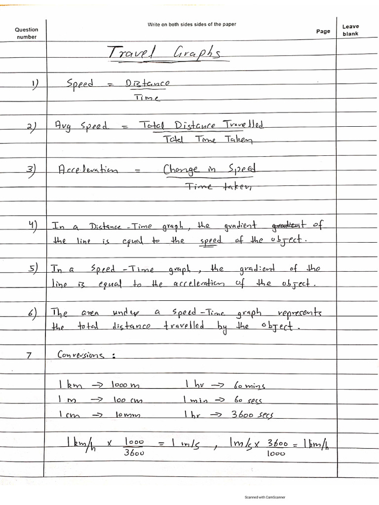 Travel Graphs Chapter Summary | PDF