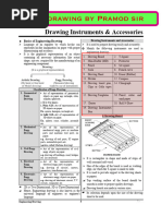 Engineering Drawing Notes | PDF | Geometry | Euclidean Geometry