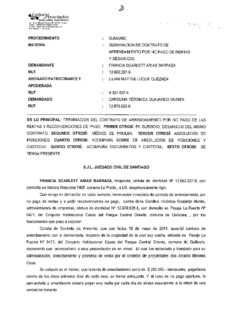 (T07) Arrendam - Terminación Inme | PDF