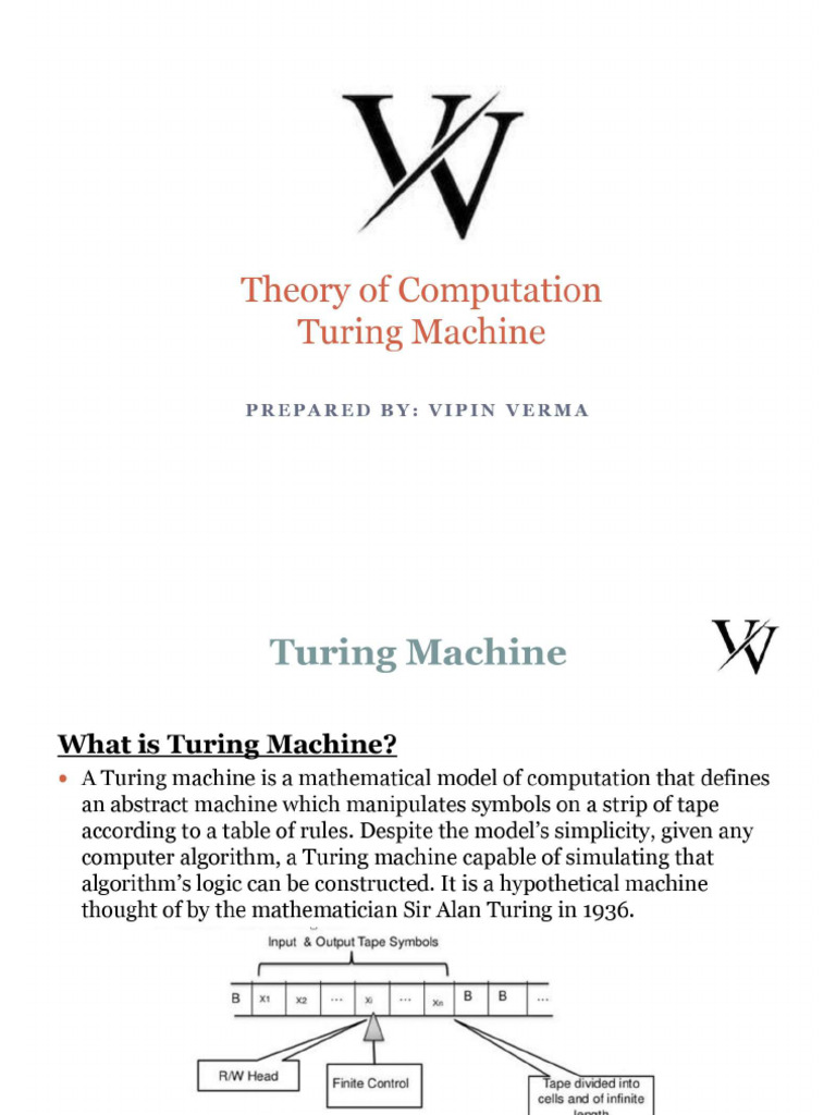 5 TOC Turing Machine VV | PDF