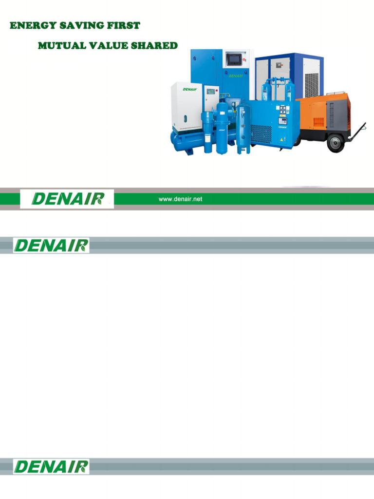 DENAIR Portable Diesel Compressor Presentation Instructions | PDF ...