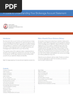 Understanding Your Brokerage Statement | PDF