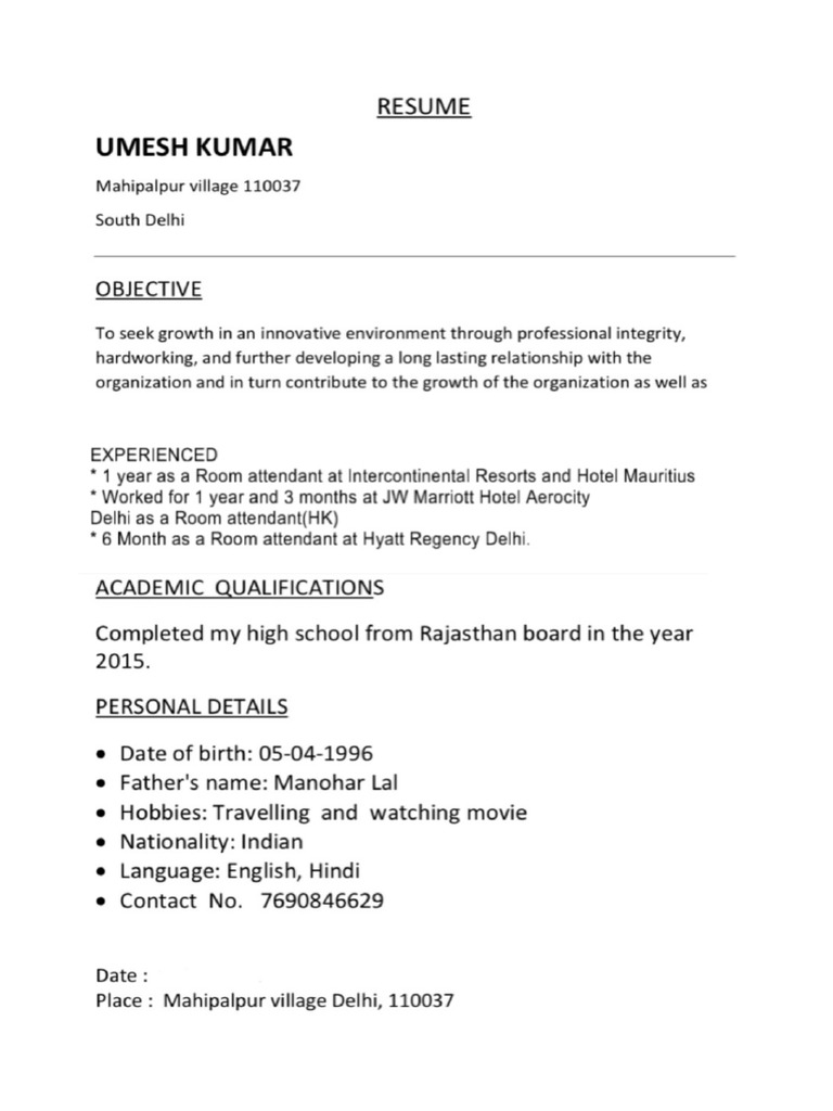 Umesh CV | PDF