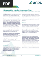 CL-625 Truck Load Analysis Guide | PDF | Road Surface | Concrete