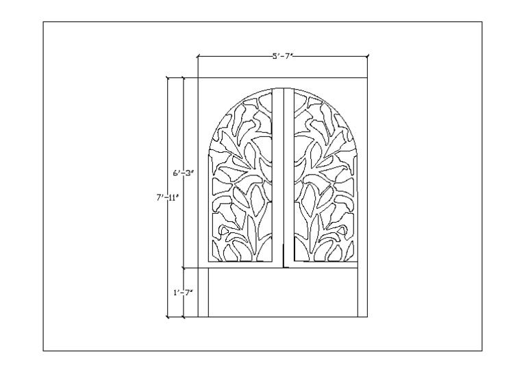 Arch DWG Layout1 | PDF
