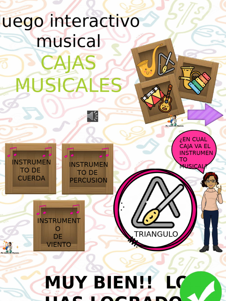 Juego Interactivo de Instrumentos Musicales | PDF | Instrumentos de ...