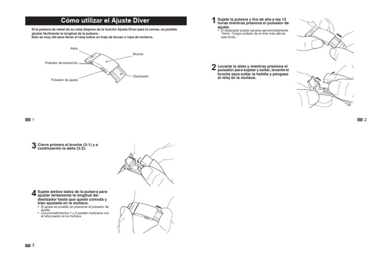 Sheet How To Use Diver AdjusterES | PDF
