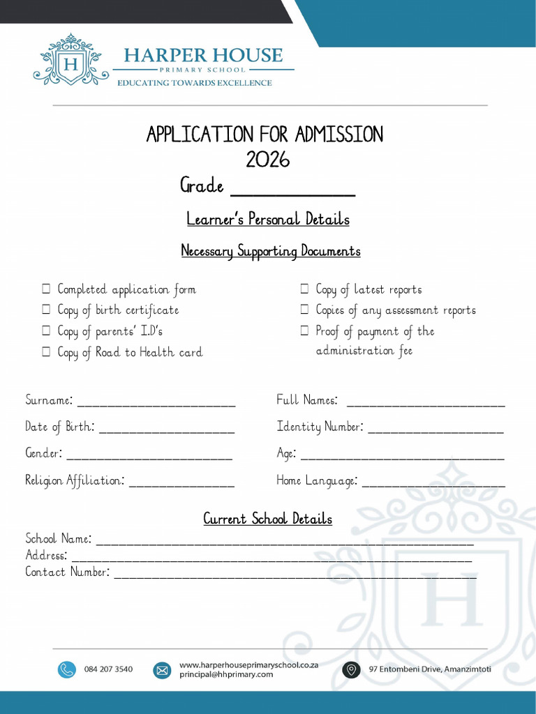 Application For Admission 2026 | PDF | Indemnity | Private Law