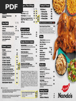 Galito's Menu and Prices in Kenya | PDF | Hamburgers | French Fries