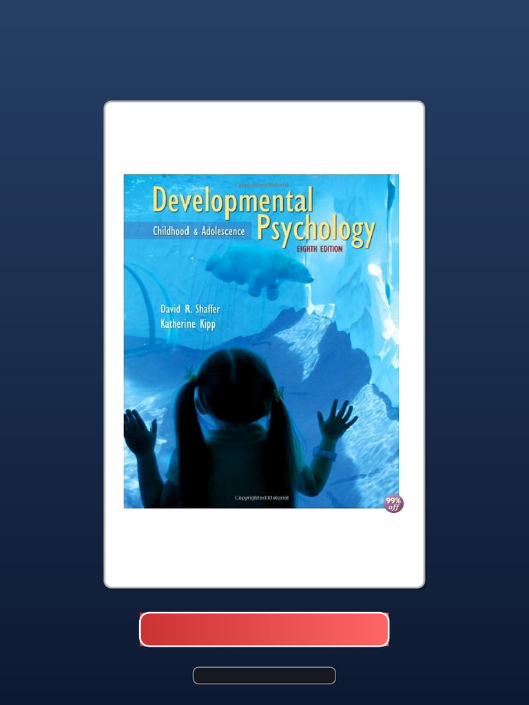 Complete Bundle Developmental Psychology Childhood and Adolescence 9th ...