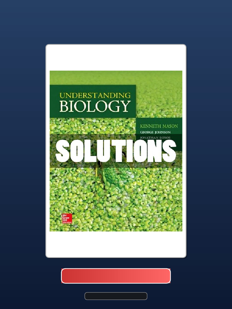Complete Bundle Understanding Biology 1 Ed Mason Ebook and TestBank ...