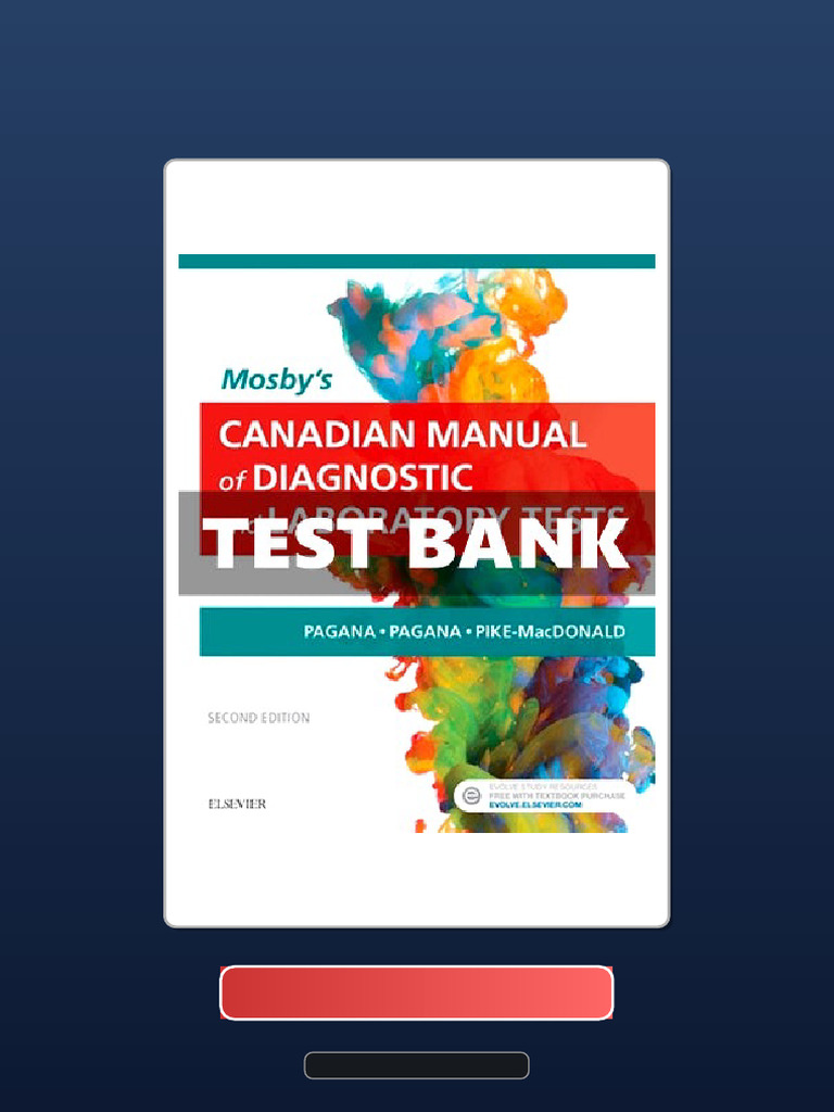 Complete Bundle Mosbys Canadian Manual of Diagnostic and Laboratory ...