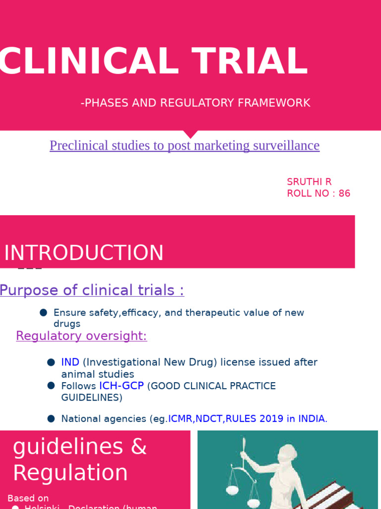 Pharm - Clinical Trial | PDF | Clinical Trial | Therapy