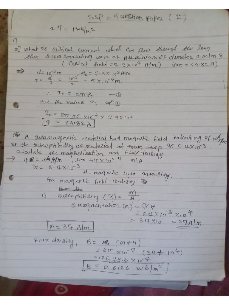 SSP Solve Questions Paper | PDF