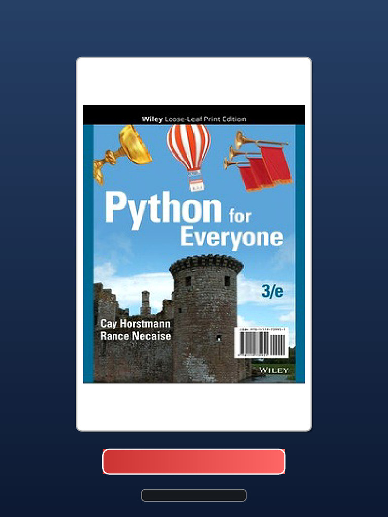 Python For Everyone 3rd Edition Test Bank PDF Download | PDF | Science ...