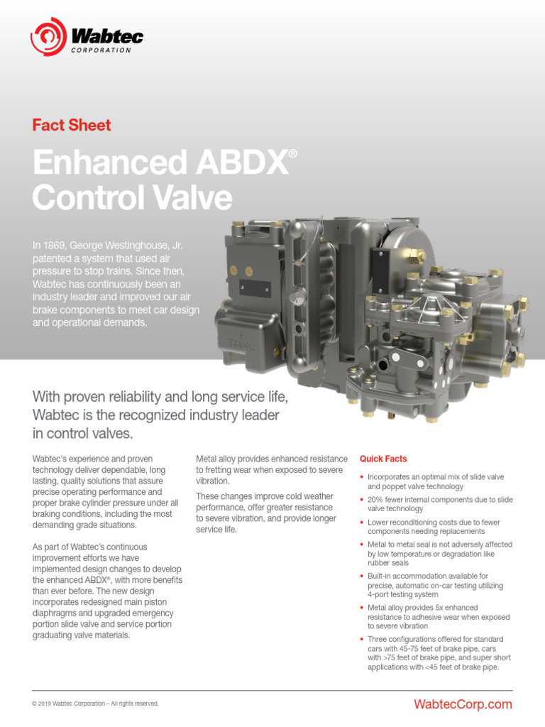Enhanced ABDX Control Valve Overview | PDF | Mechanical Engineering