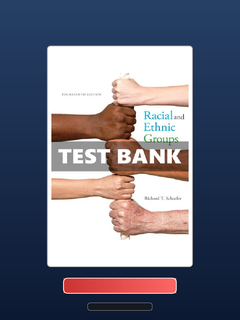 Complete Bundle Racial and Ethnic Groups 14 Ed Schaefer Ebook and ...